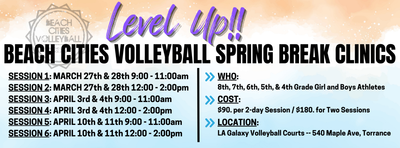 Beach Cities Volleyball – Serving Our Community Since 2000.